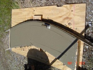 Concrete garden bench – how to make